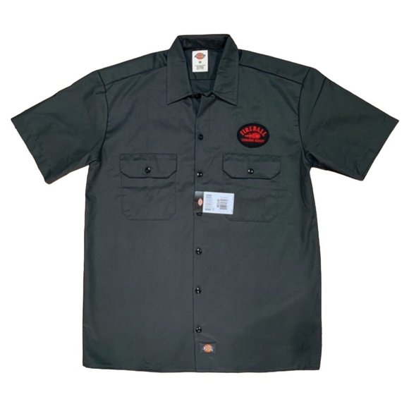 Dickies | Shirts | Dickies Fireball Cinnamon Whisky Button Up Short ...
